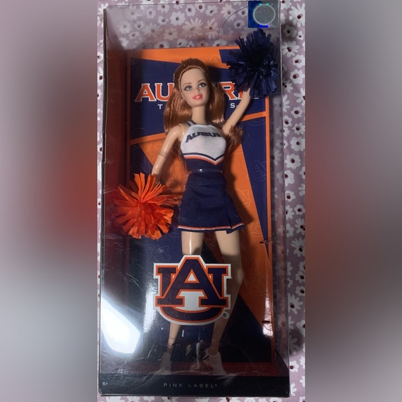 Barbie | Other | Auburn University Cheerleader Tigers Barbie Collector ...